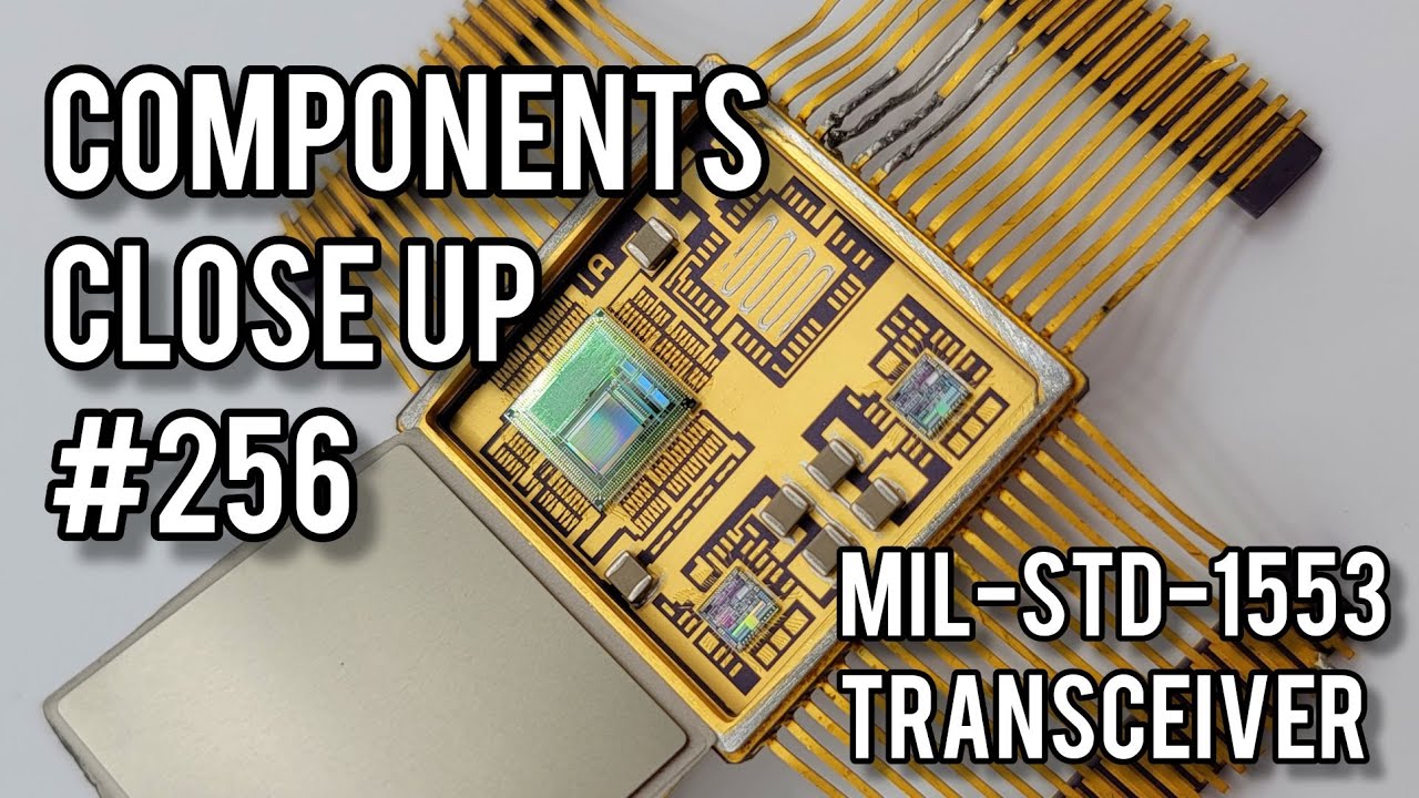 Inside a MIL-STD-1553 Transceiver: DDC BU-6174 - YouTube