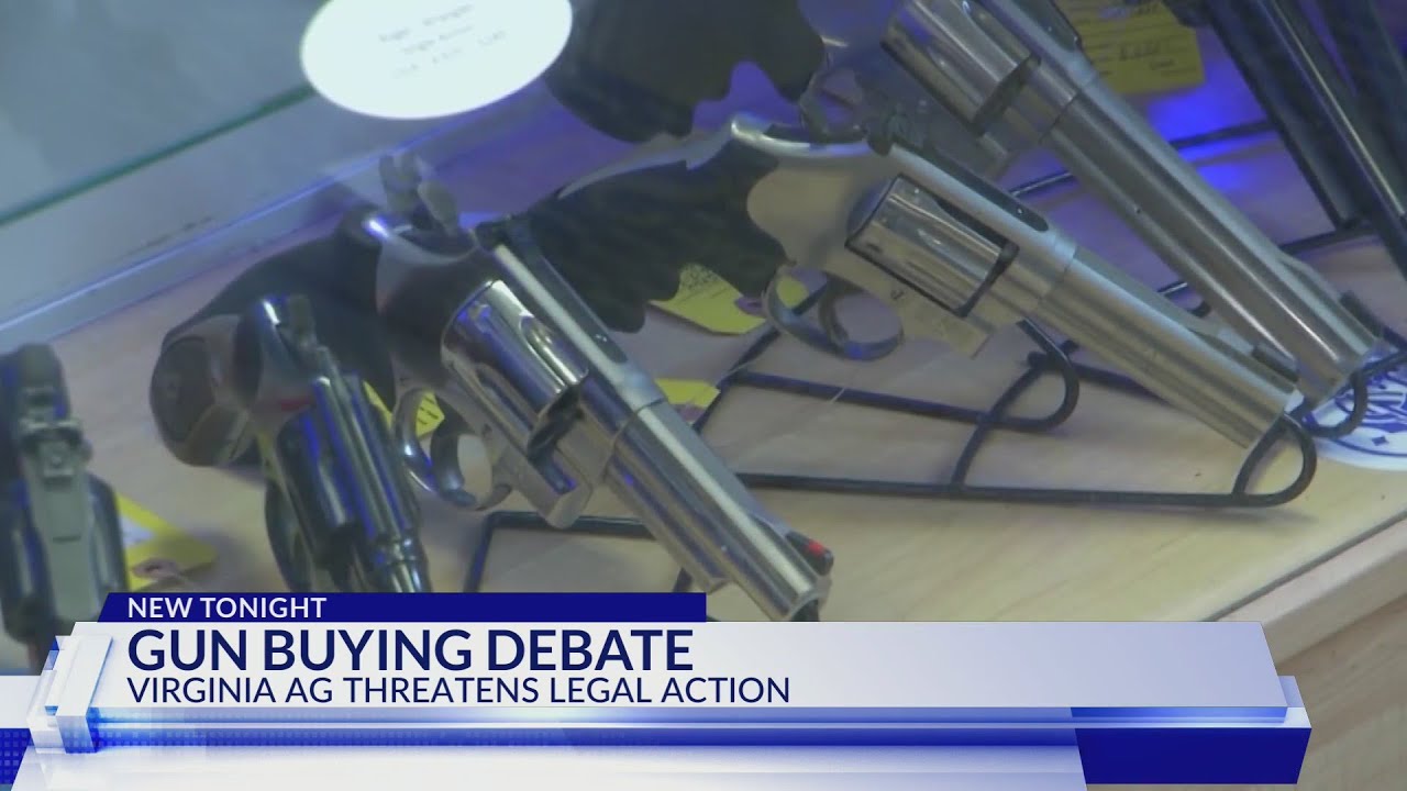 Virginia AG Miyares pushes back against changes to gun buying - YouTube