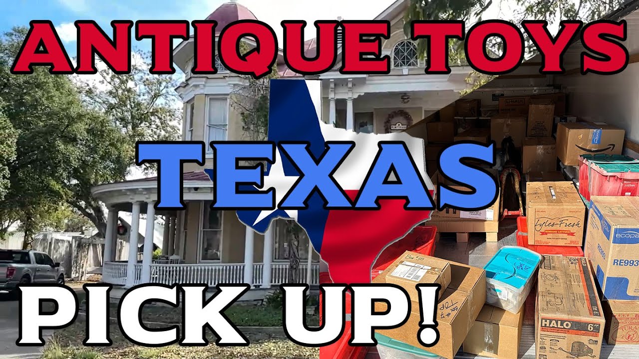 Antique Toys Goes to Texas for Collection Pick Up - YouTube