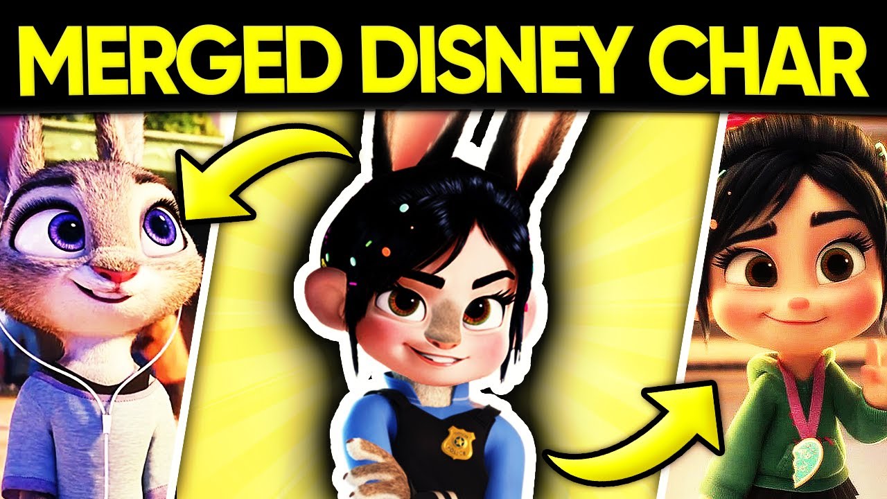Merged Disney Characters Quiz! Can You Guess Which Are The Two Combined ...