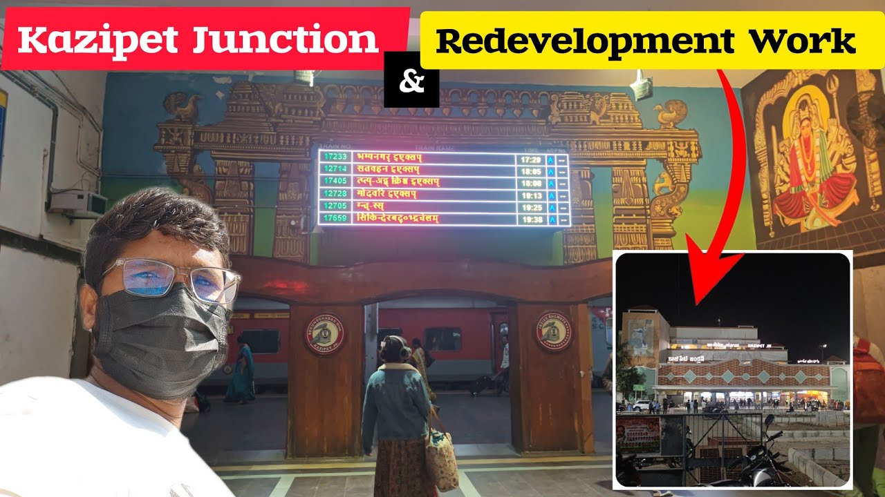 Kazipet Junction to Cherlapally Train 🚂 Journey|| Guntur InterCity SF ...