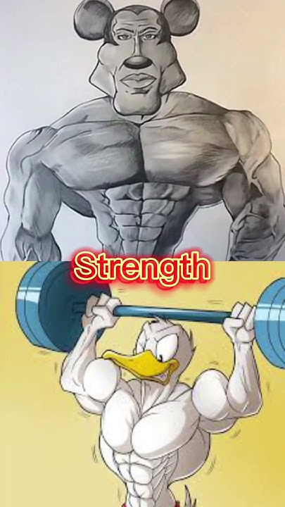 GigaChad Donald Duck vs GigaChad Mickey Mouse #edit #mickeymouse #gigachad #whoisstrongest - YouTube