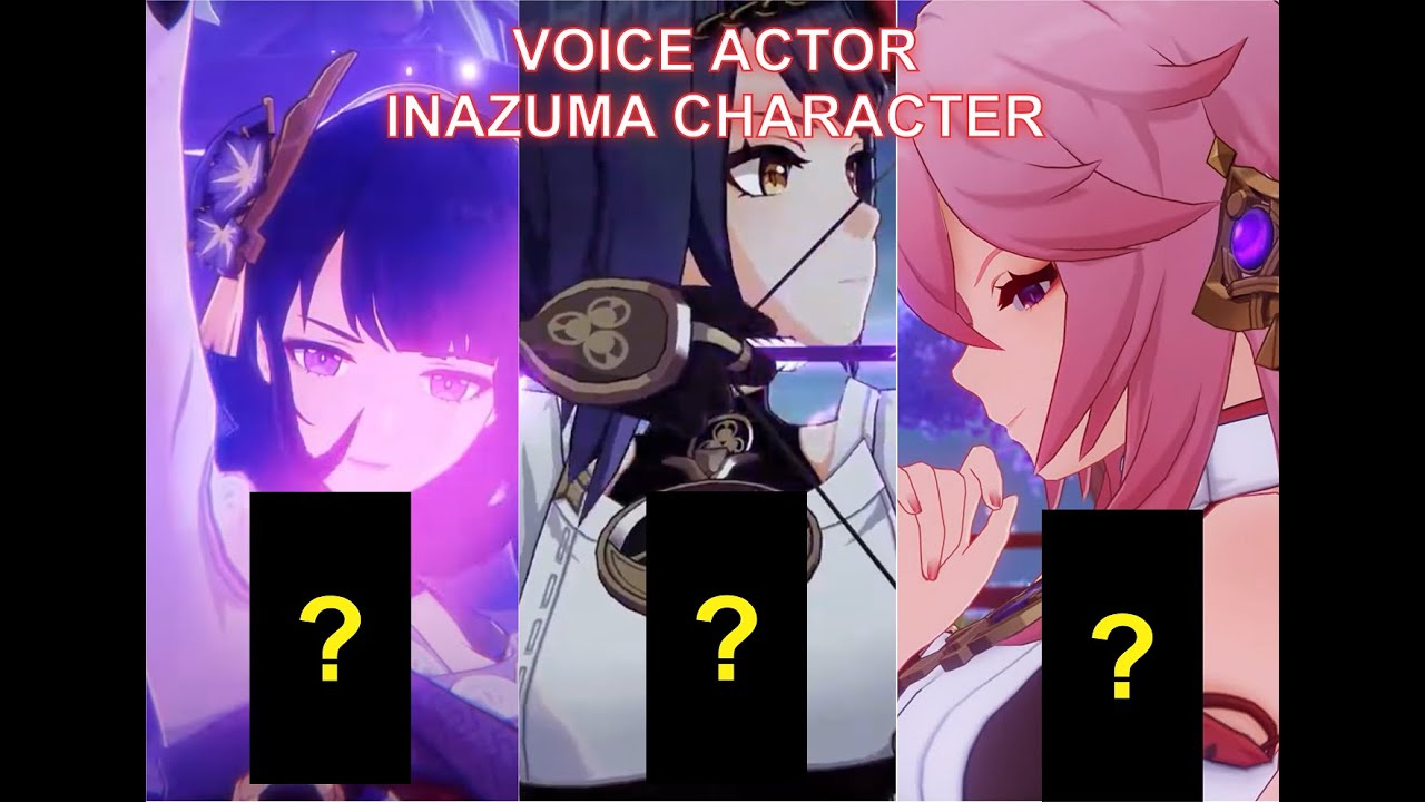 INAZUMA NEW CHARACTER VOICE ACTOR (EN & JP) | Genshin Impact - YouTube
