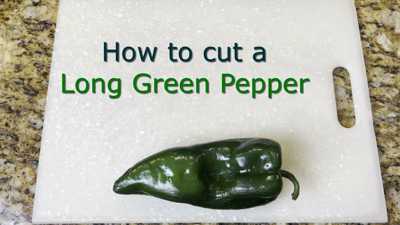 Cut Green Pepper
