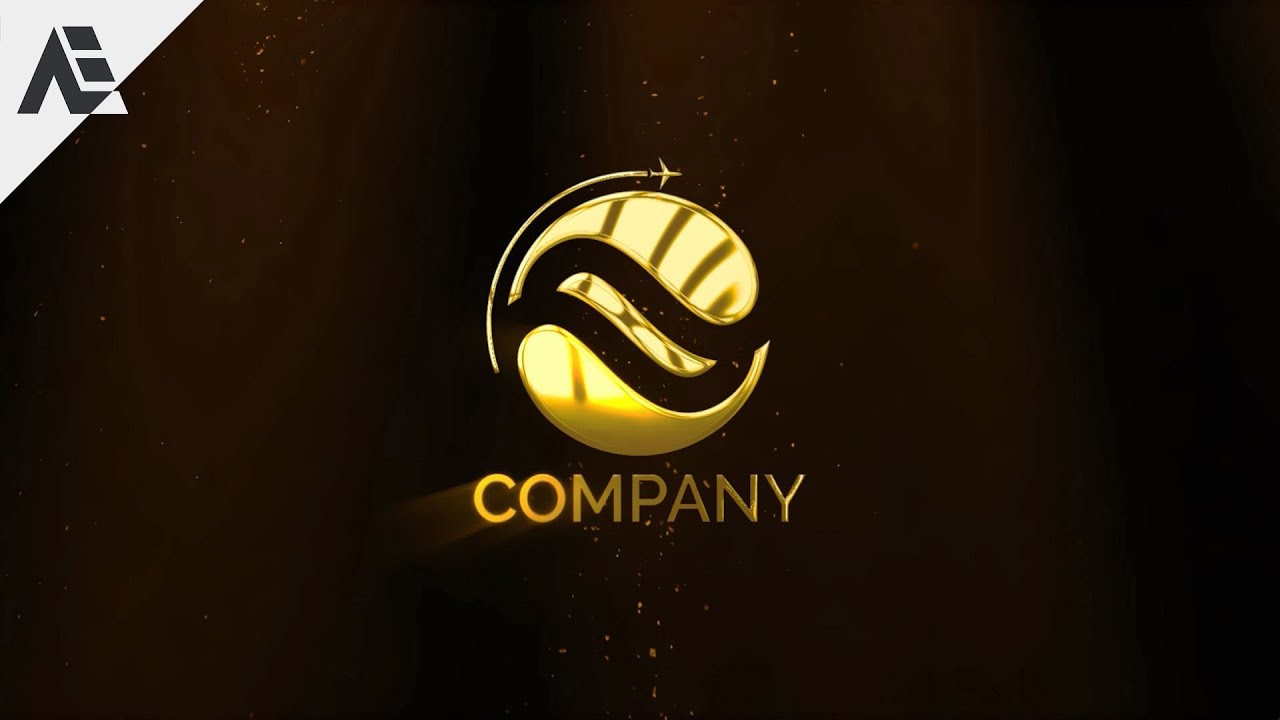 After Effects Tutorial: Cinematic Golden Logo Animation (No-Plugin ...