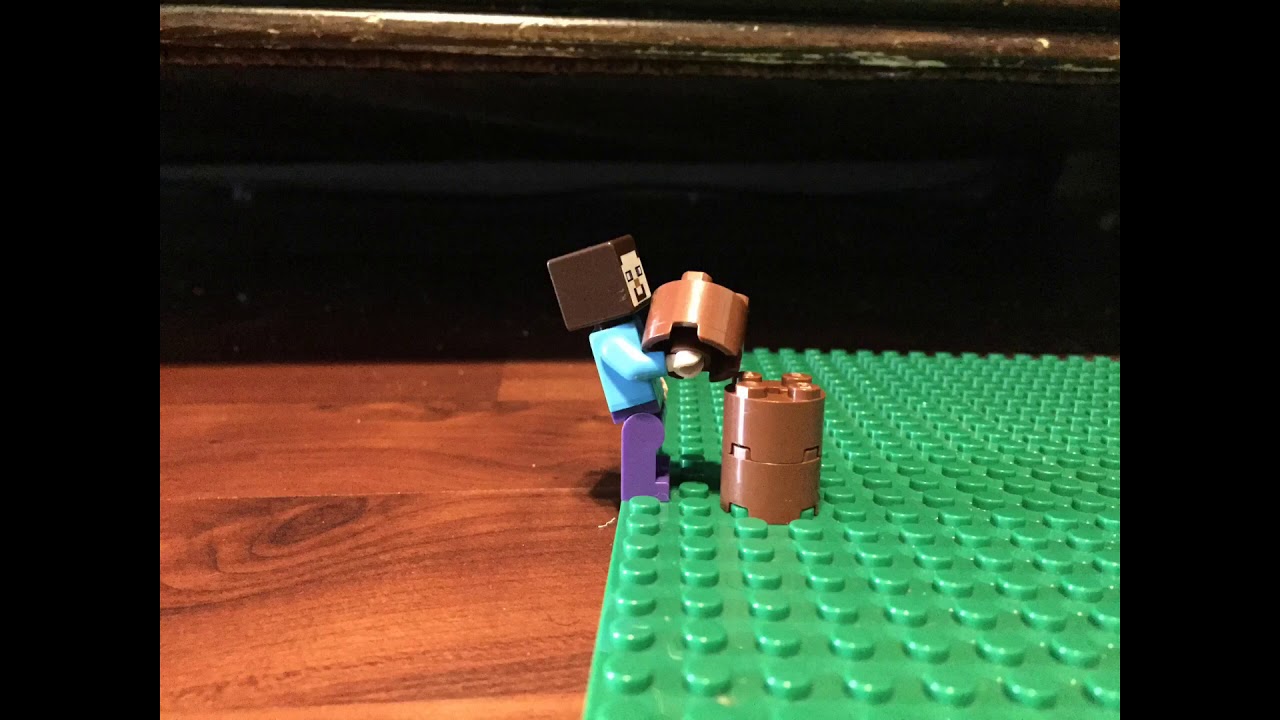 LEGO Minecraft noob vs pro part 1 - YouTube