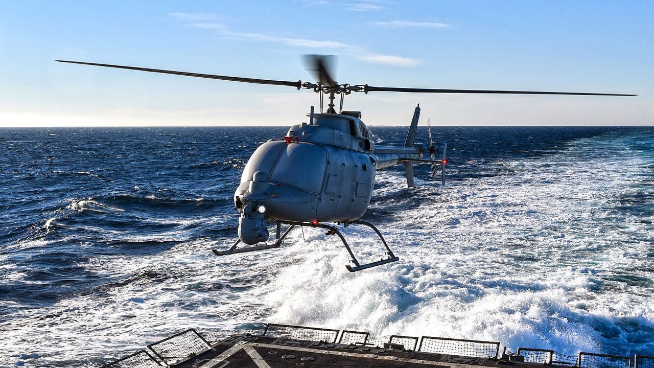 A Resolute Hunter: Navy MQ-8C Fire Scout Drone Goes Ship-to-Shore in ...
