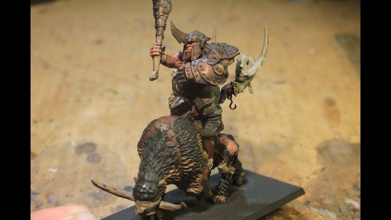 How to Paint Mournfang Cavalry - Part 2 - YouTube