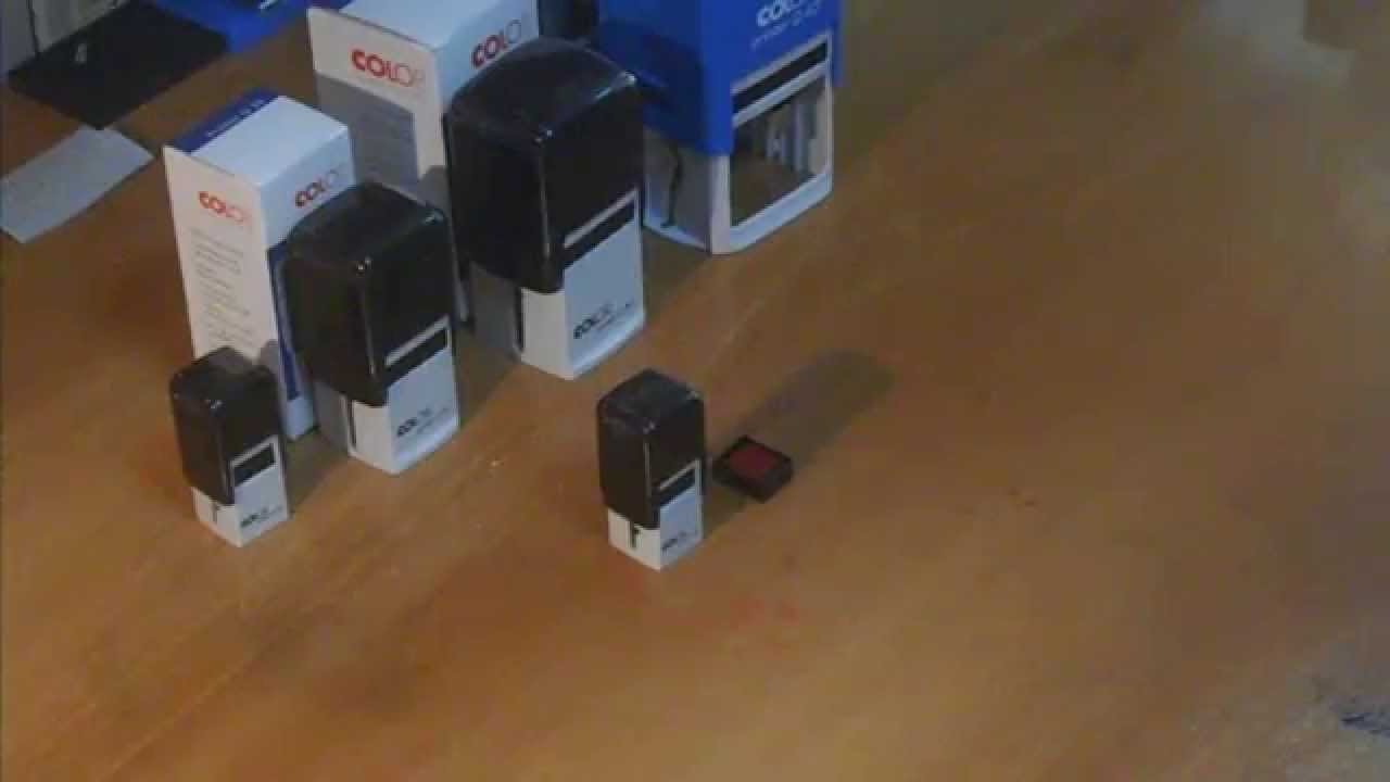 Comment changer votre encreur Colop Printer Q12 - YouTube