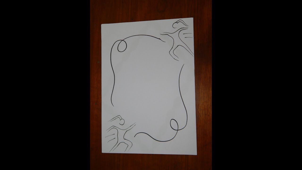 Very Simple & Easy Border Design For Physical Education project file ...