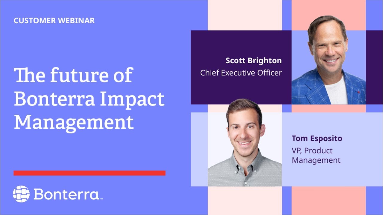The future of Bonterra Impact Management - YouTube