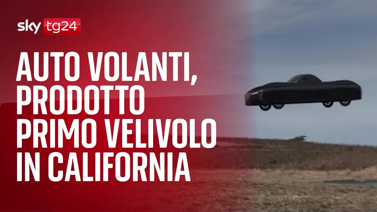 Auto volanti, prodotto primo velivolo in California - YouTube