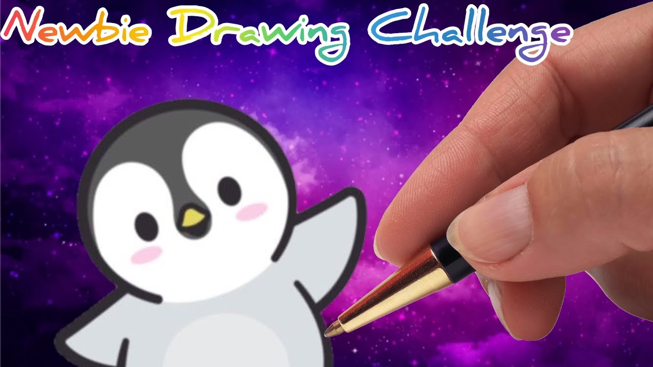 Newbie drawing challenge ft. Tamzingirly - YouTube