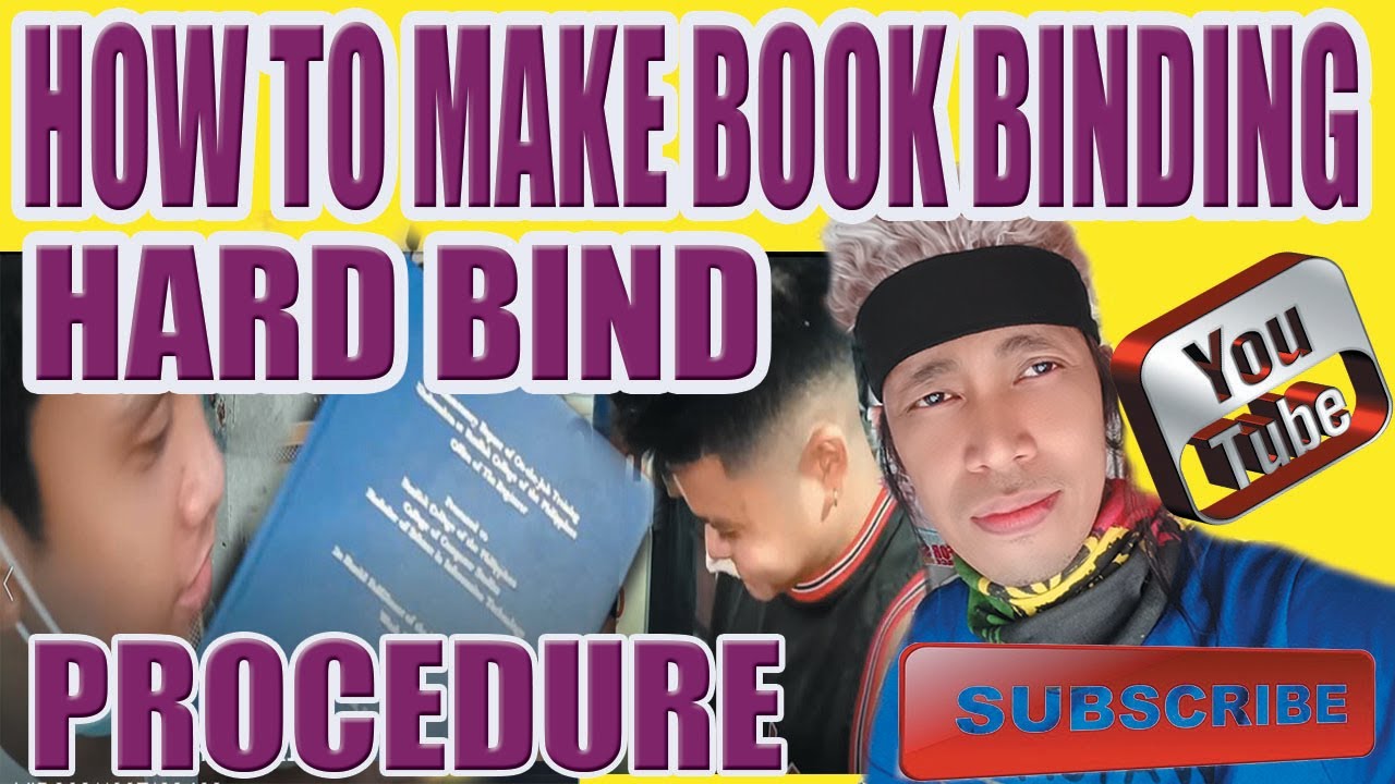 HOW TO MAKE BOOK BINDING, HARD BIND PROCEDURE - YouTube