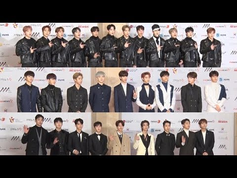 스트레이키즈-더보이즈-SF9, 레드카펫 위 멋짐이 한가득~ (2018 AAA) - YouTube