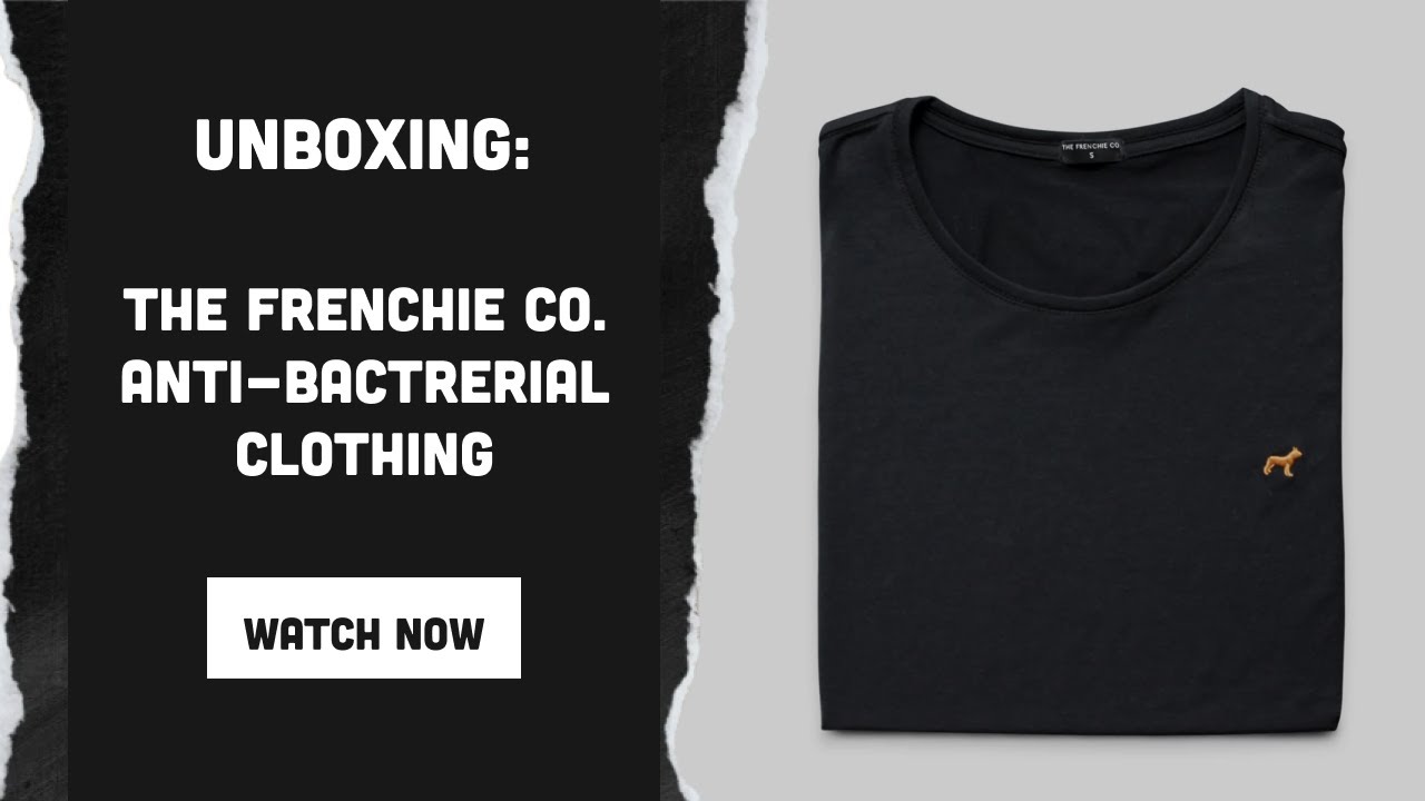 The Frenchie Co - Antibacterial Shirt Review - YouTube