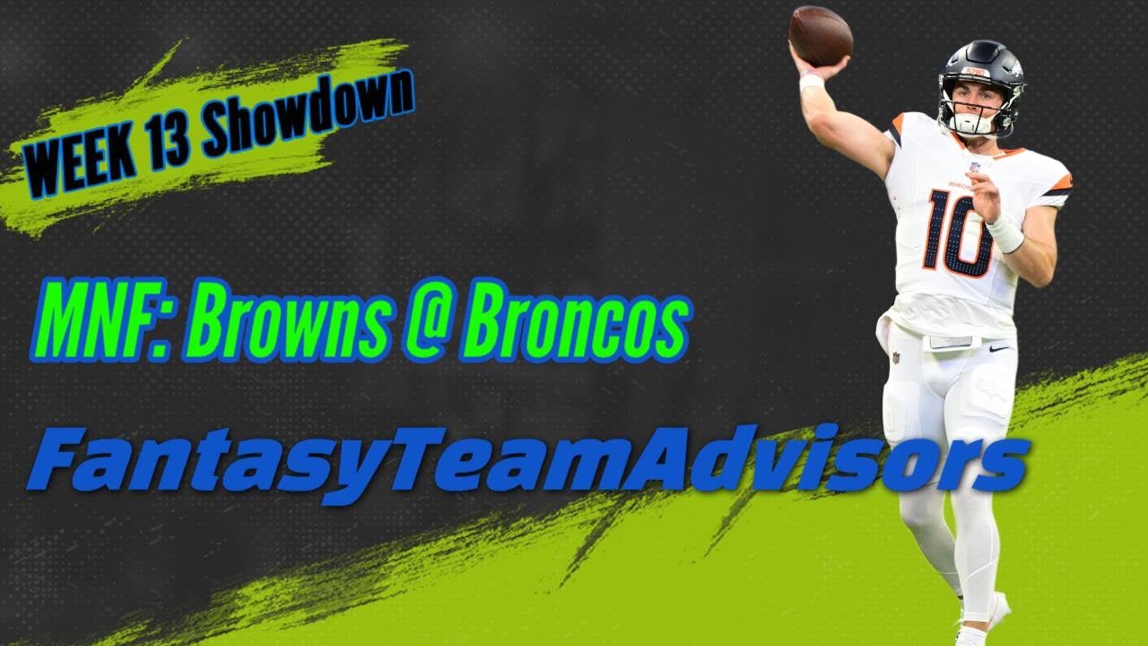 The SECRET to CRUSHING Monday Night Showdown DFS: CLE @ DEN - YouTube