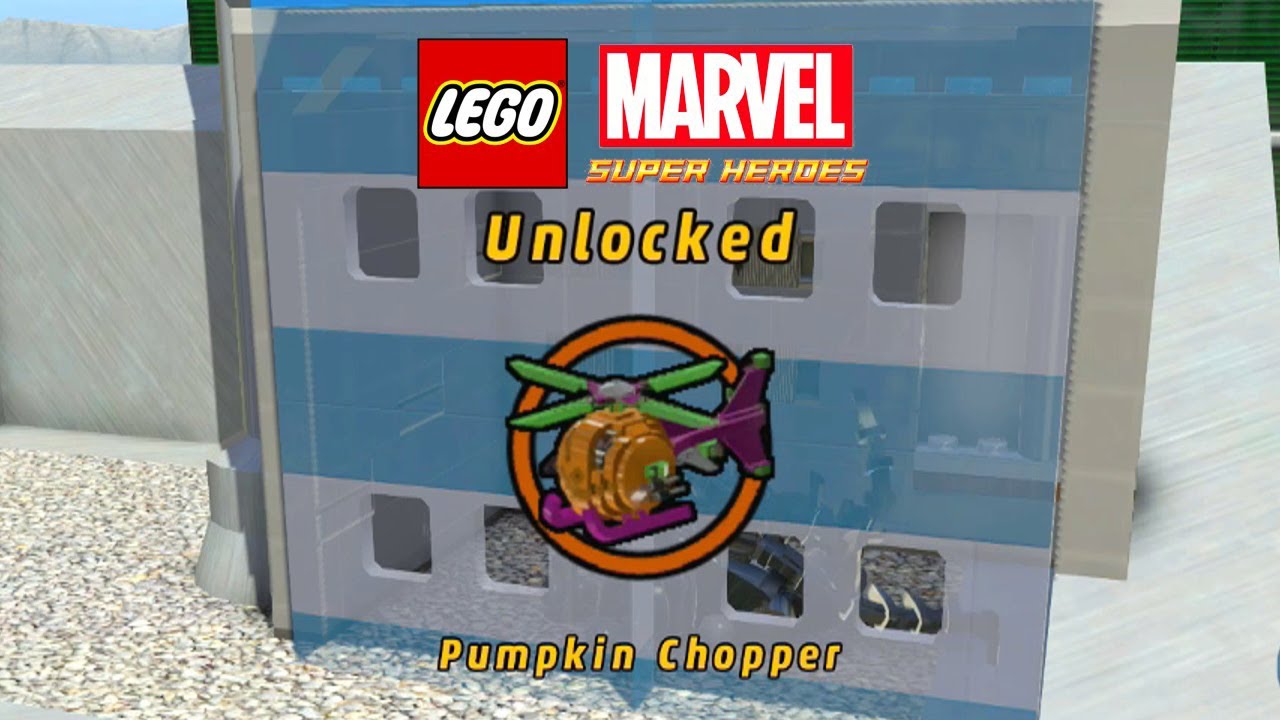 Lego Marvel-Pumpkin Chopper+Gameplay - YouTube