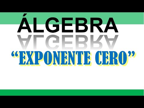 SESIÓN 002 EXPONENTE CERO - YouTube