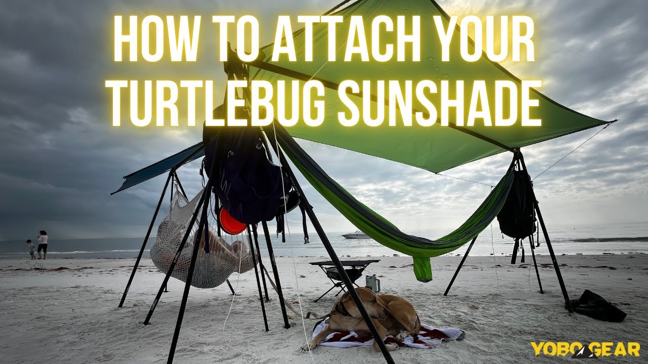 Turtlebug Sunshade Attachment Tutorial (Chair & Lounger) - YouTube