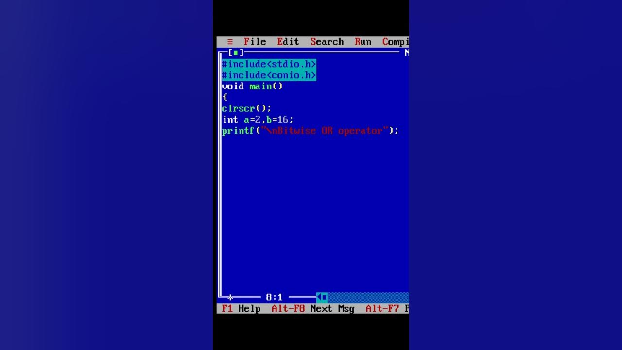 Bitwise OR(|) operator in C #shorts #short #dailyshorts #ai - YouTube