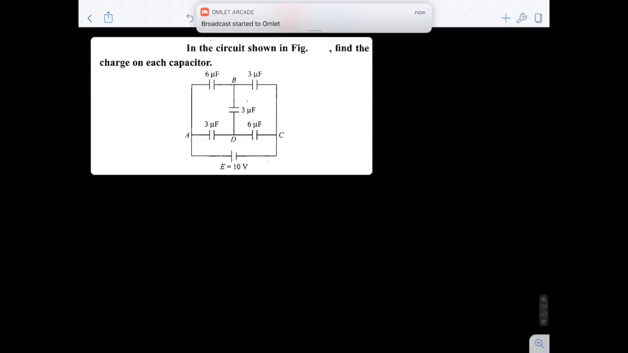 Illustration 8 || Kirchhoff's Rules || Nodal Analysis || Capacitors ...