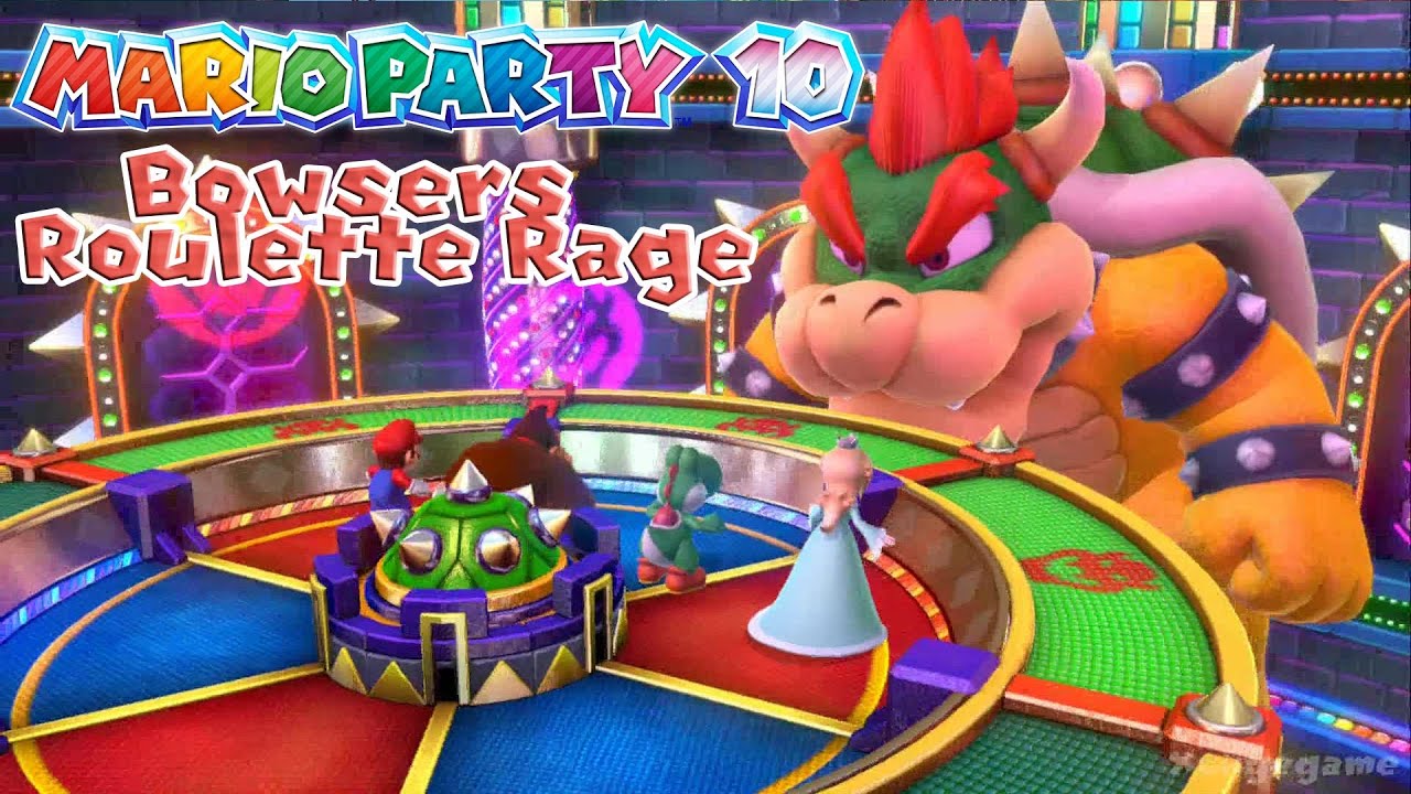 Mario Party 10 - Bowser's Roulette Rage - Gamepad Capture Minigame ...