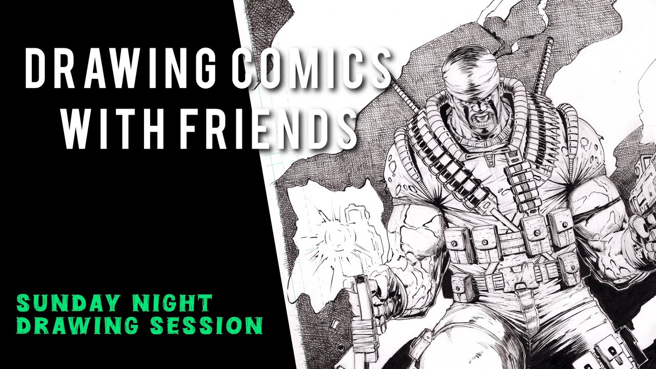 Drawing Comics with friends - YouTube