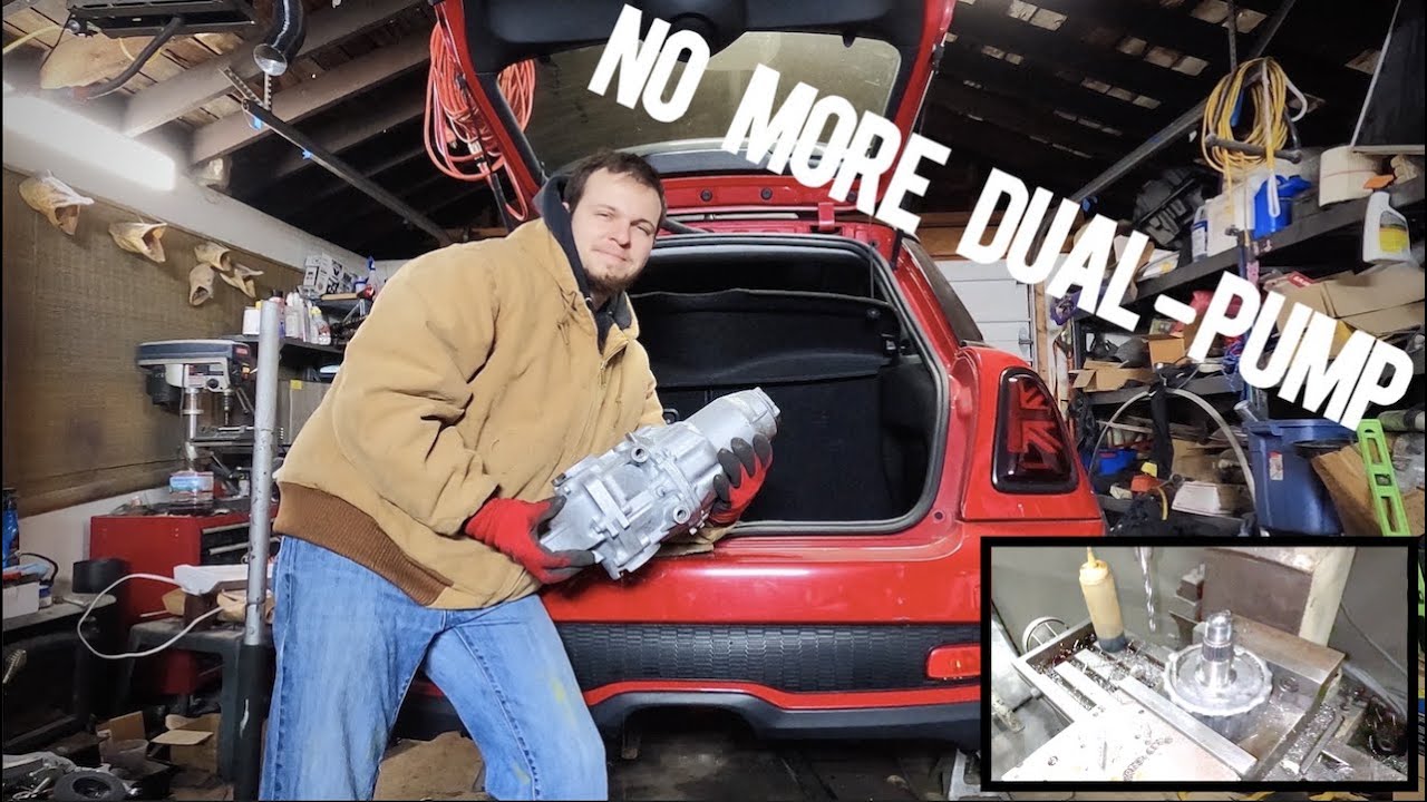 Pinning and Welding a CRV diff for my turbo k24 AWD Mini Cooper - YouTube