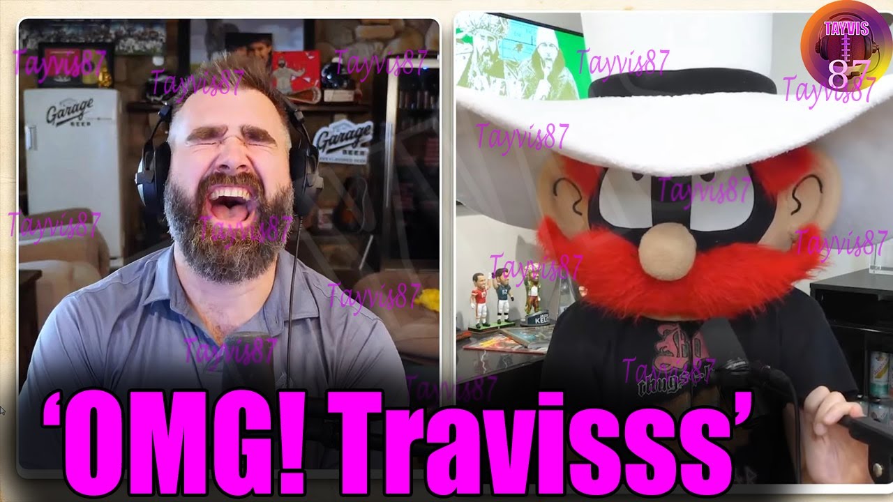 Jason's priceless reaction as Travis masked Raider Red of Texas Tech on ...