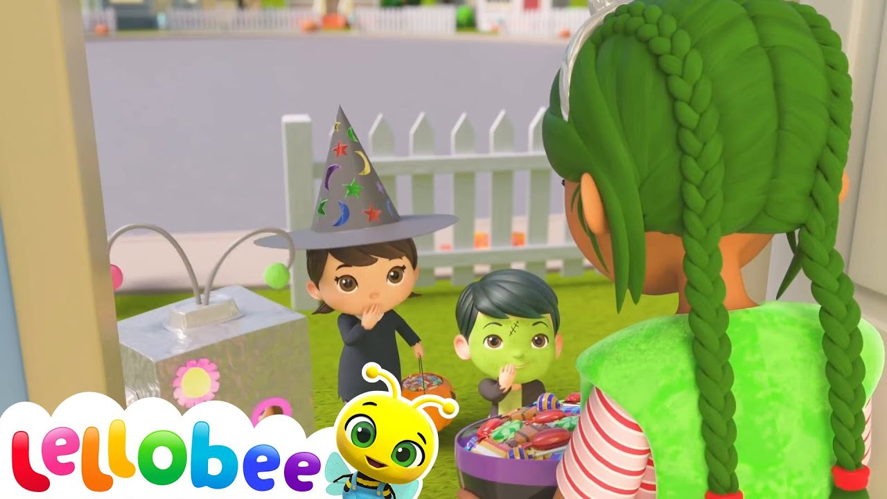 Yes Yes HALLOWEEN Trick or Treat Song | Lellobee | Nursery Rhymes ...