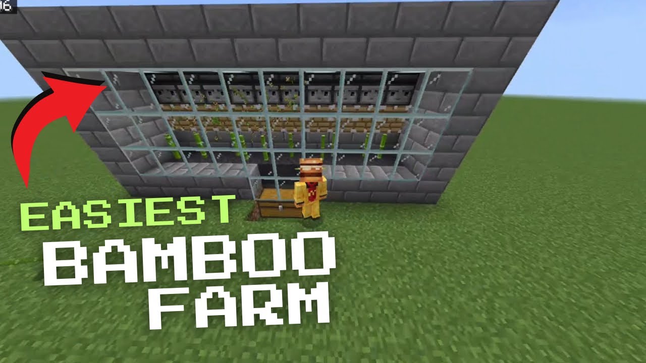 The EASIEST Bamboo Farm in Minecraft – AFK & Works in All Versions ...