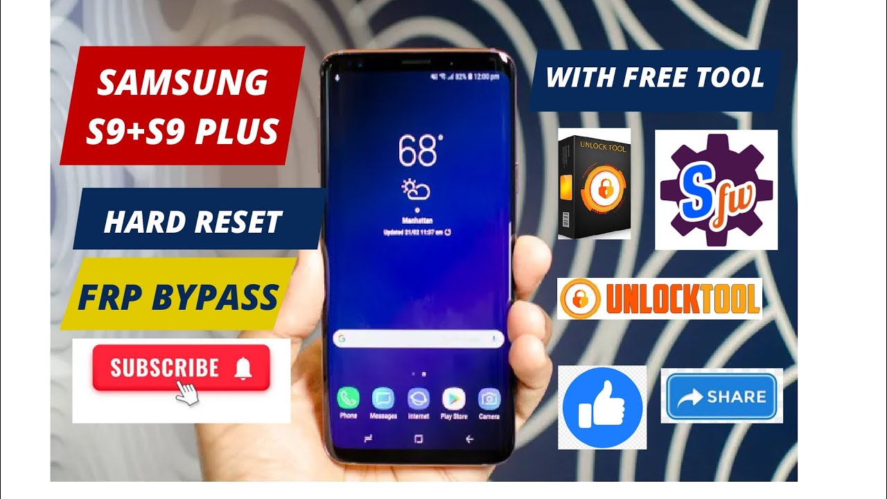 Samsung S9 S9 Plus SM g960f Hard Reset Google Account Bypass All Samsung S9 S9 Plus SM g960f Hard Reset Google Account Bypass All