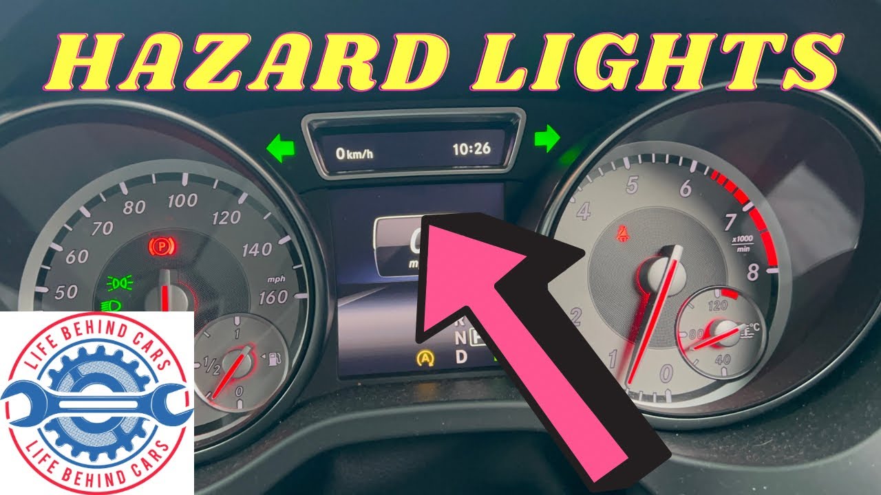 Mercedes CLA180 Petrol 2015 Hazard Warning Light Switch Location - YouTube