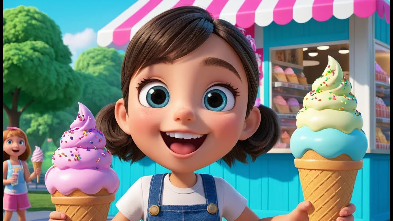 The Ice Cream Bridge Melts Away Rhyme Song | Popular Nursery Rhyme ...