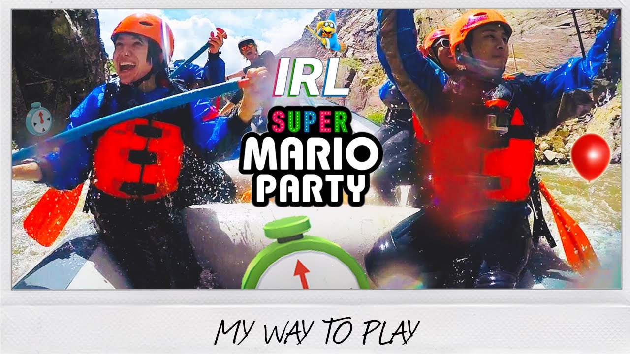Super Mario Party River Survival Mode in REAL LIFE - My Way to Play ...