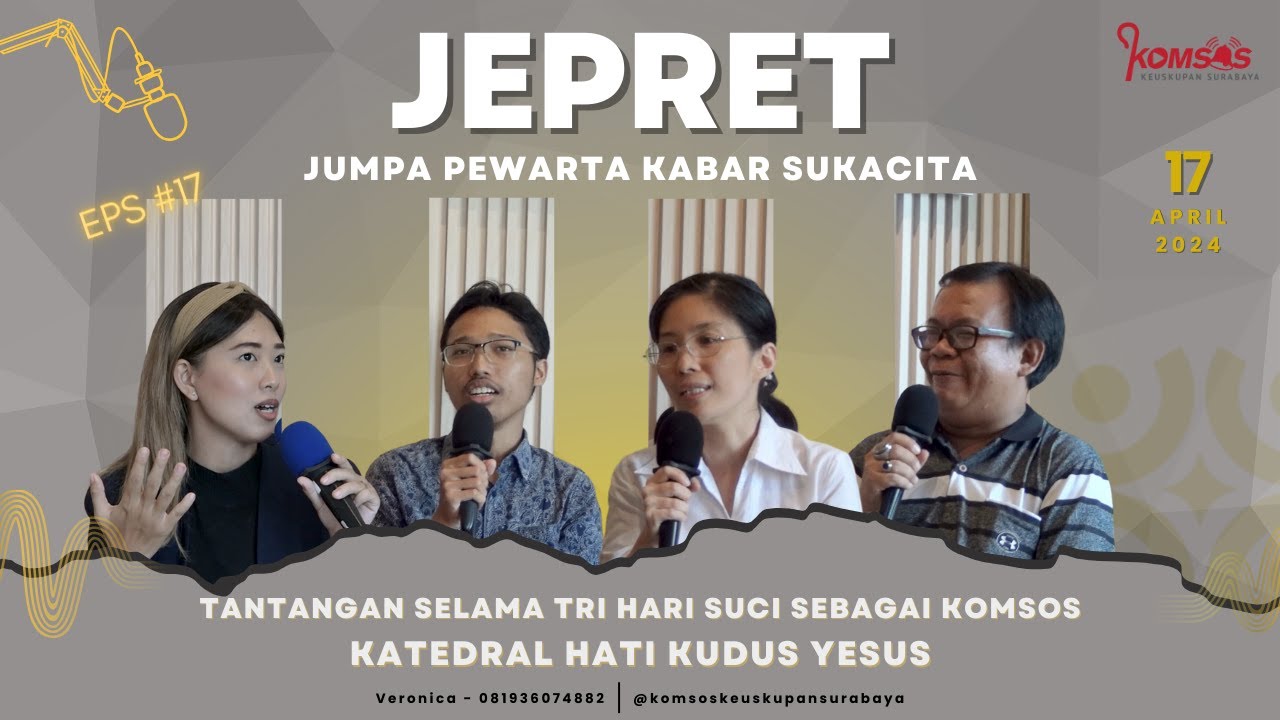 JEPRET #17 - TANTANGAN SELAMA TRI HARI SUCI SEBAGAI KOMSOS - YouTube