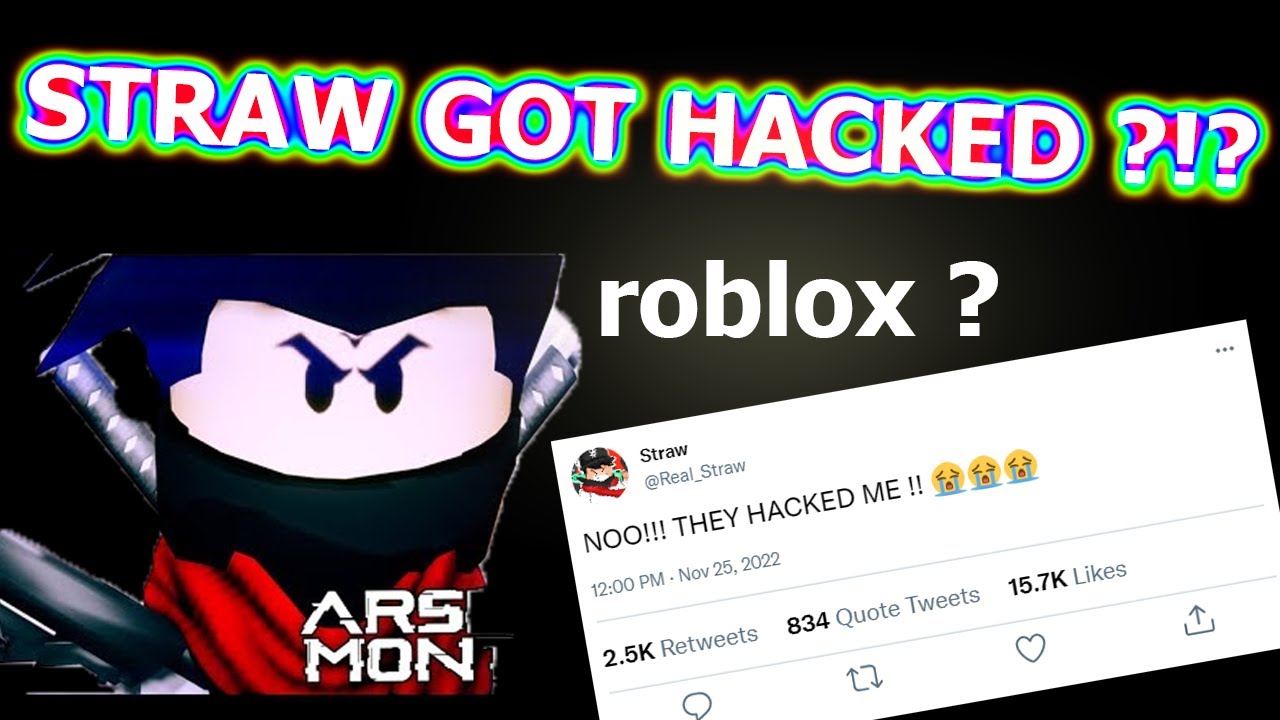 What Happened to Straw ? Got Hacked ?!? | Roblox - YouTube