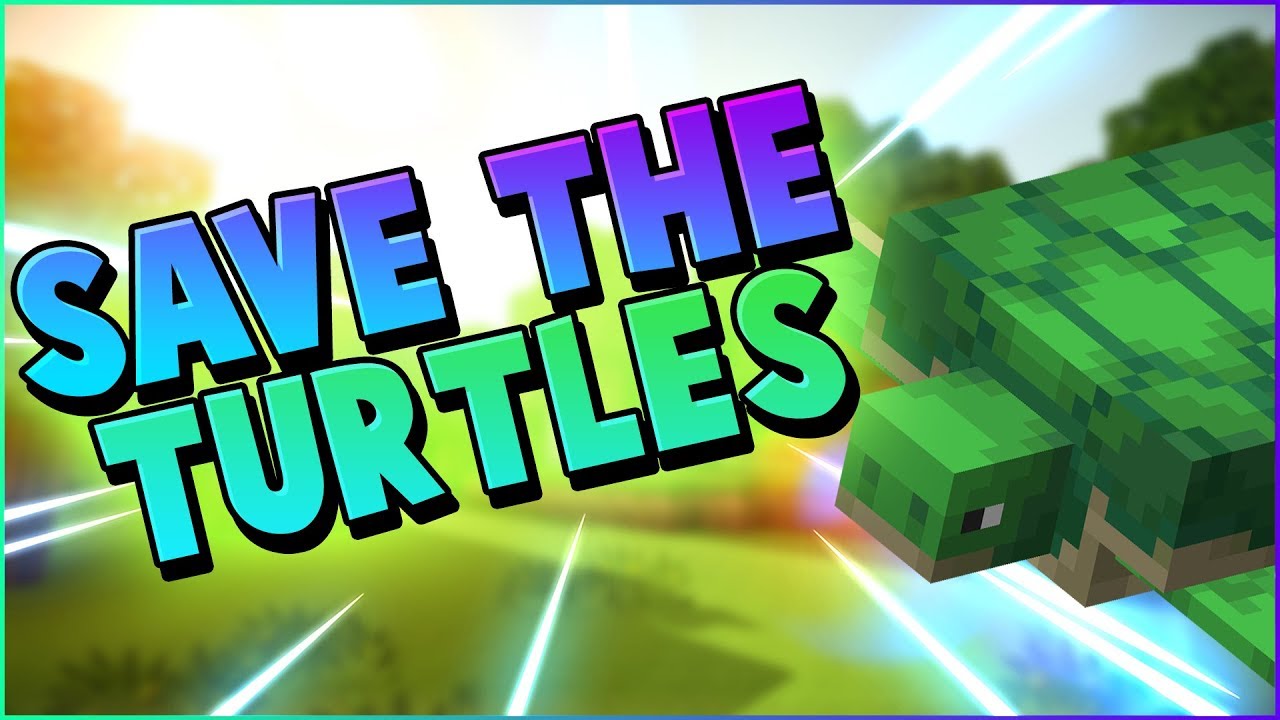 Save The Minecraft Turtles! (Minecraft Survival Funny Moments) - YouTube
