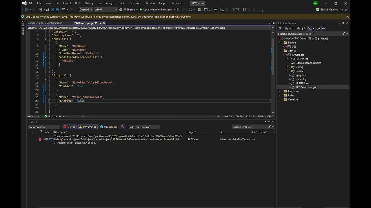 MSB3073 exited with code 8 - YouTube
