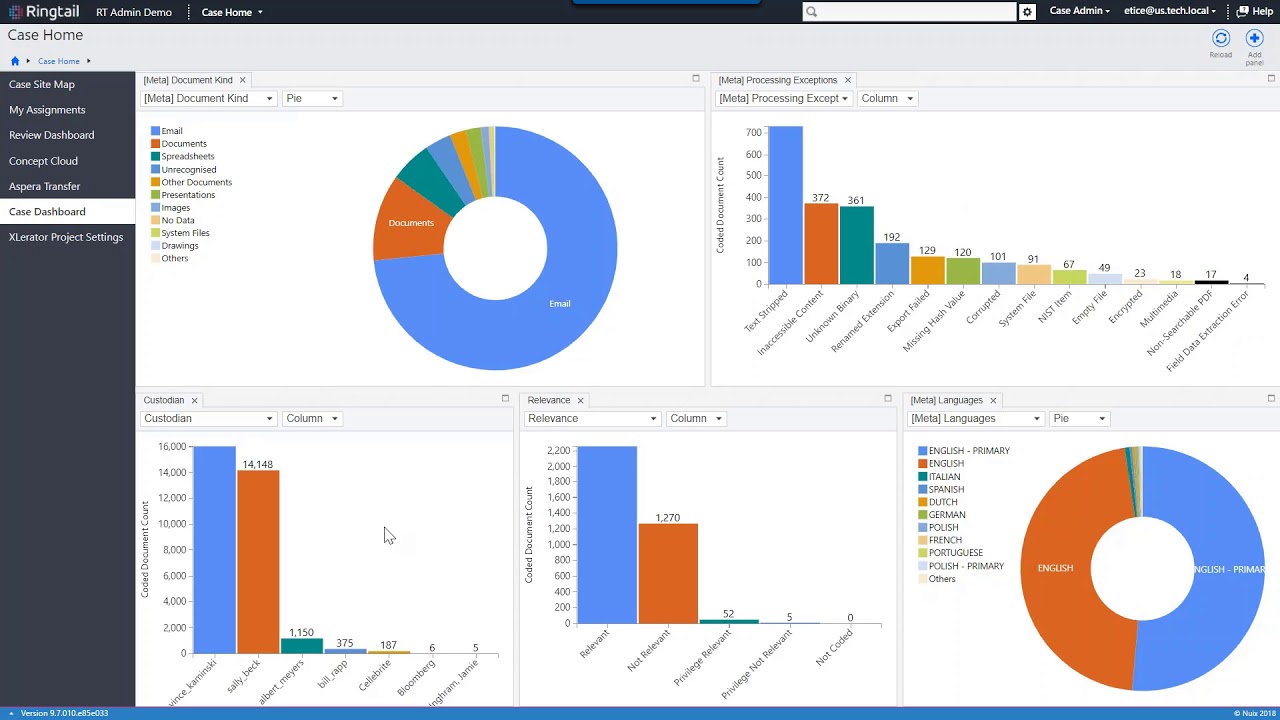 Ringtail Demo Legaltech 2019 - YouTube