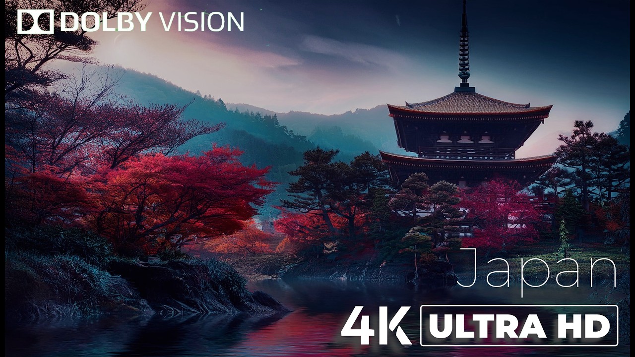 Most DRAMATIC Places of JAPAN in 4K HDR Ultra HD with Dolby Vision #bgm ...