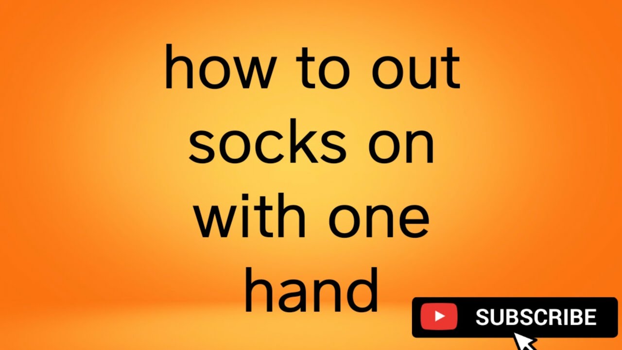 How to put on your socks with one hand in a wheelchair - YouTube