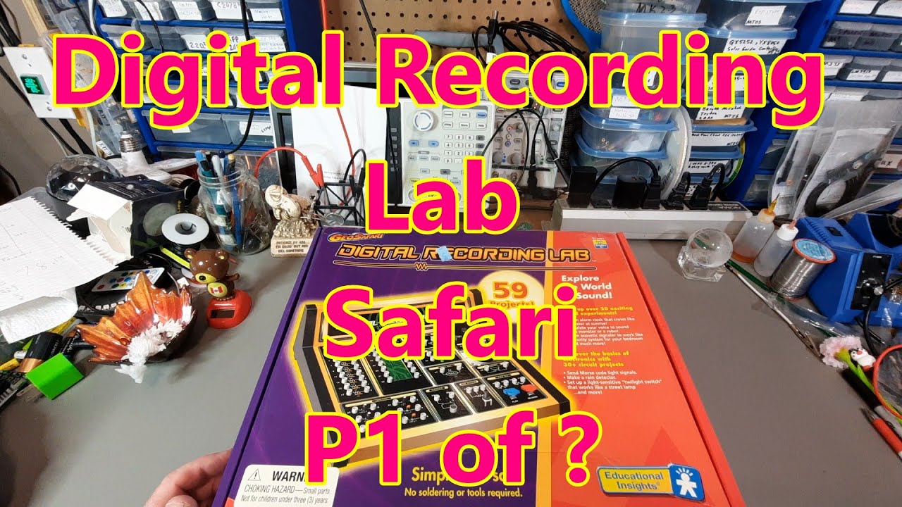 Digital Recording Lab P1 of ? Circuit 3,8,9,11 - YouTube