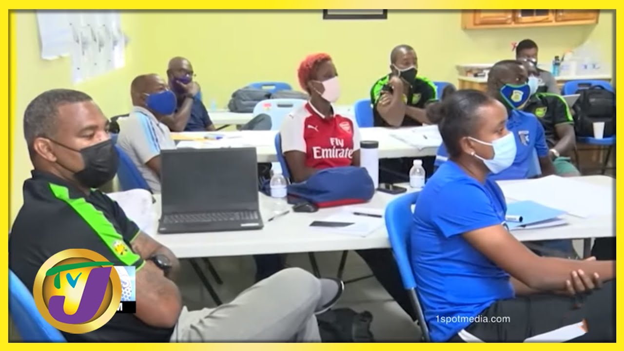 Local Coaches Complete Concacaf 'C' License Course - YouTube