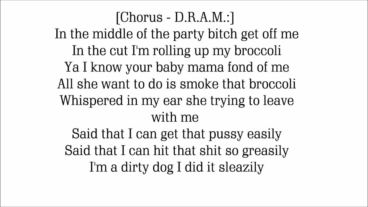 BROCCILI- D.R.A.M. feat. lil yachty (lyrics) - YouTube
