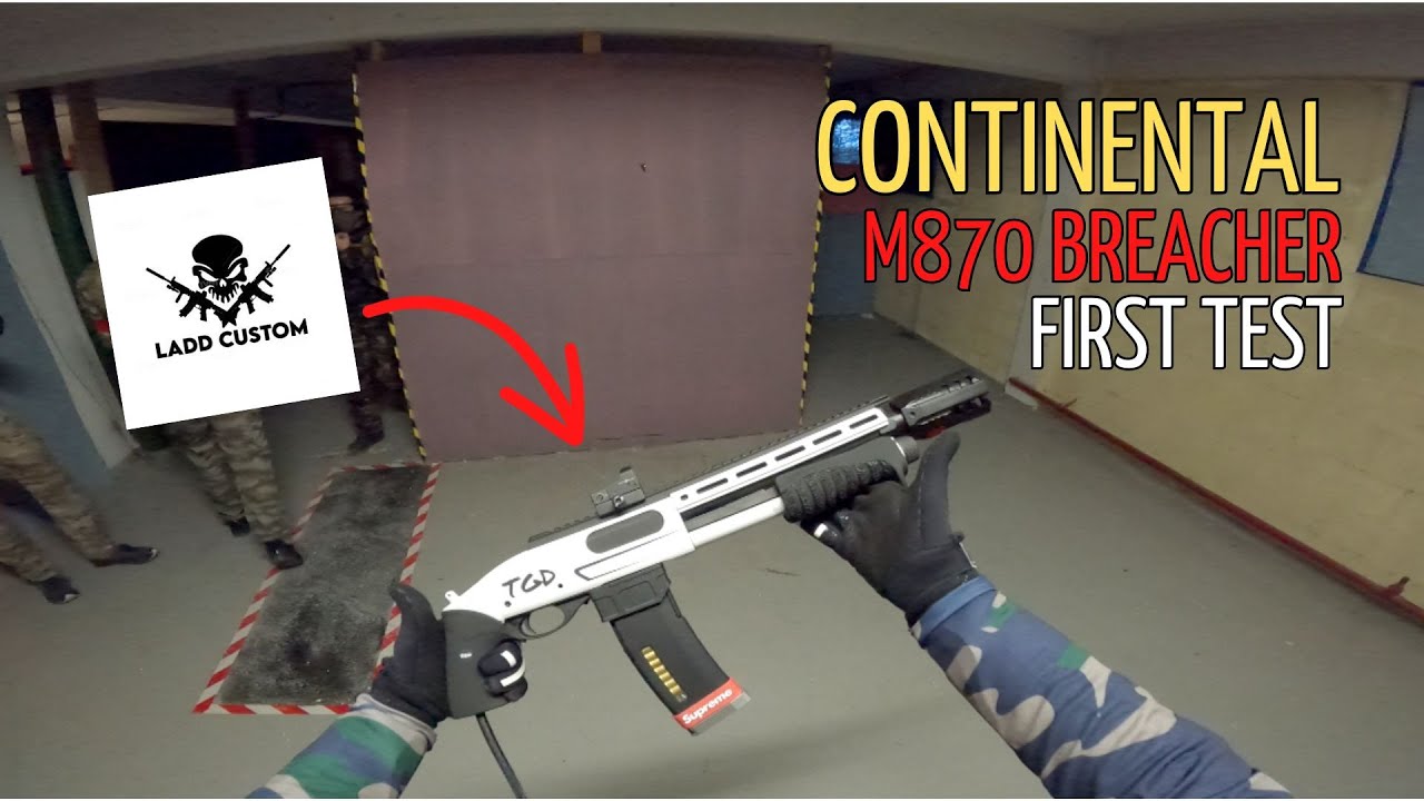 TGD / AIRSOFT🇫🇷 #40 CONTINENTAL CQB // M870 BREACHER FIRST TEST - YouTube