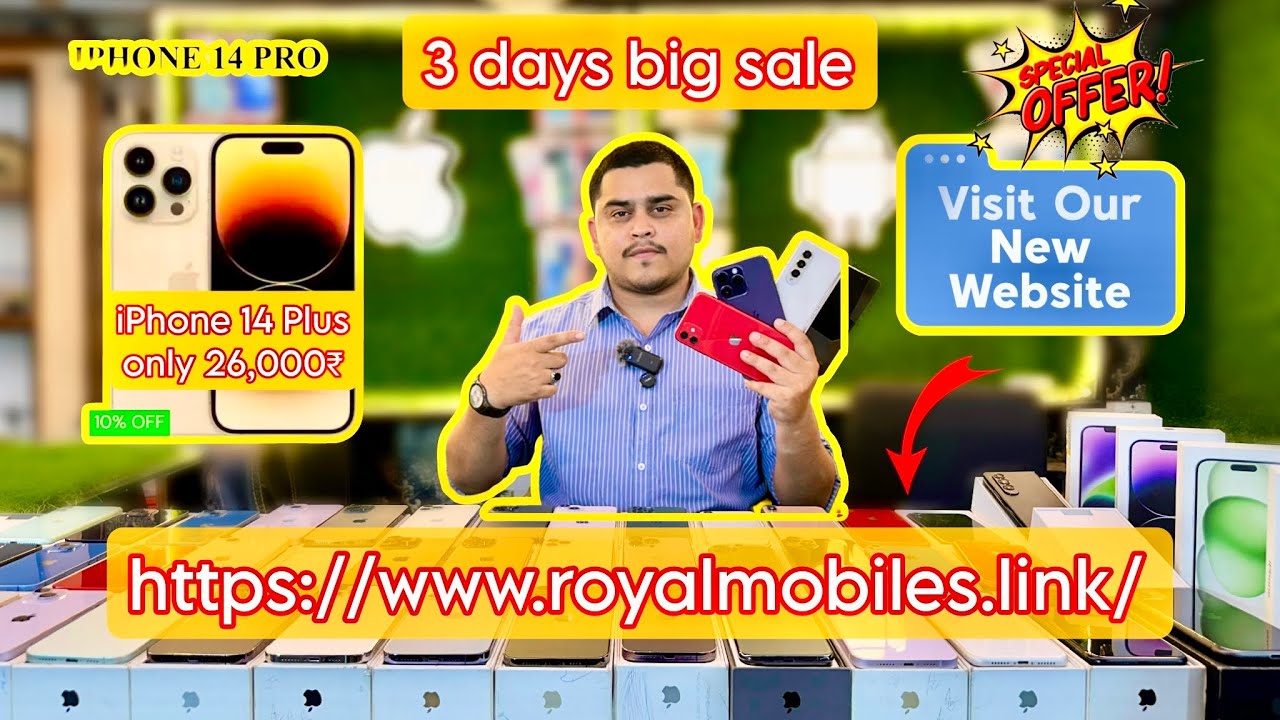 Second hand mobile market in hyderabad | new year offer🛍️ | Royal ...