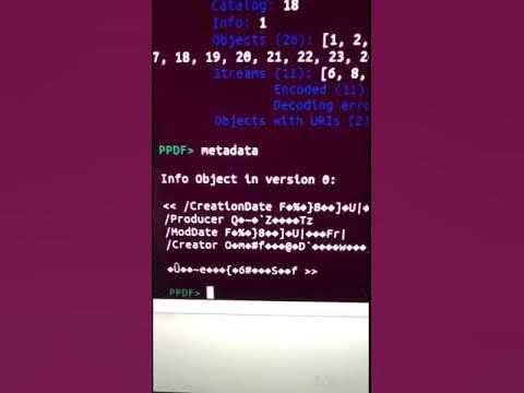 PEEpdf / Demo with PDF files / Installation and Testing - YouTube