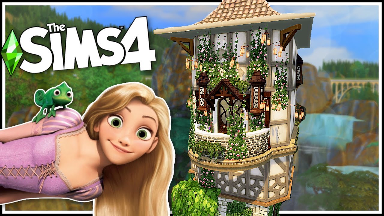 The Sims 4: Rapunzel's Tower from Tangled! | Sims 4 Stop Motion - YouTube